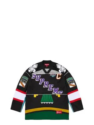 Supreme Ss26 Paneled Hockey Jersey - Black