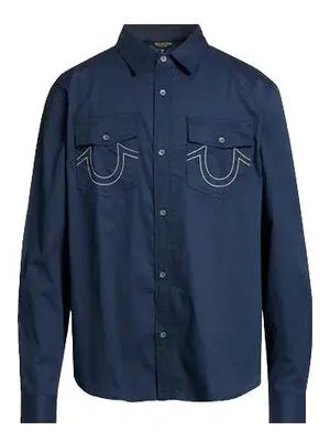 True Religion Shirt Size Cotton - Blue