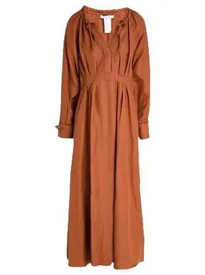 MAX MARA MAX MARA Linen And Silk Maxi Dress
