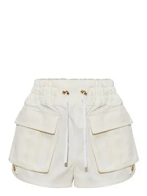 Balmain Cargo Shorts - Cream