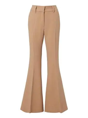 Gabriela Hearst Rhein Virgin Wool Flared Pants - Beige