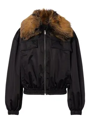 SAINT LAURENT Shearling Blouson Jacket