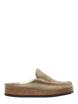 BIRKENSTOCK Birkenstock "Naples Shearling" Suede Slip-On Loafers
