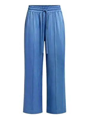 Cinq À Sept Damoni Drawstring Waist Trousers - Blue
