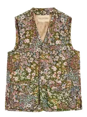Valentino Garavani Gobelin Jacquard Waistcoat - Black