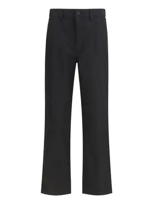 Burberry Cotton Twill Chino Pants - Black