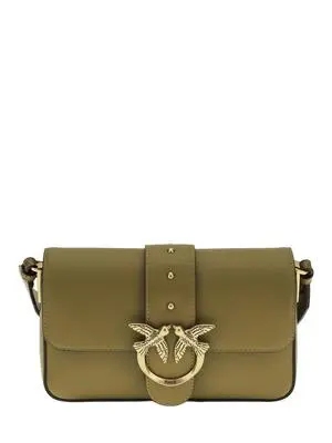Pinko Mini Love Shoulder Bag - Green