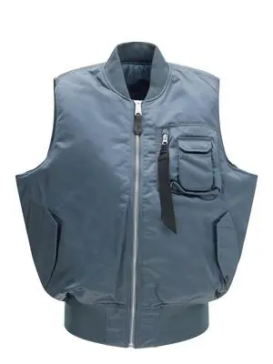 Alpha Industries Ma-1 Base Vest Mae - Blue