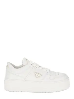 Prada Downtown Bold Platform Sneakers - White