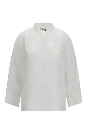 'S MAXMARA S Max Mara Smmcantico Linen Shirt - White