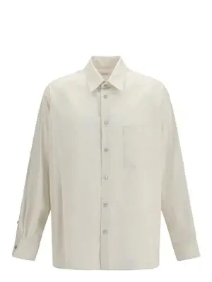 LEMAIRE Shirt With Chest Pocket - Cream