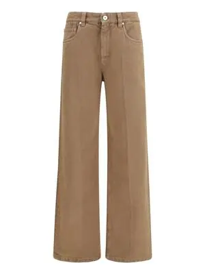Brunello Cucinelli Brunello Cucinelli Straight Leg Jeans Brown