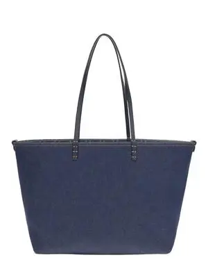 Fendi Reversible Denim Tote Bag - Blue