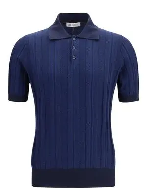 Brunello Cucinelli Polo Shirt - Blue