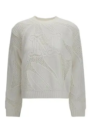 Max Mara Crewneck Sweater - White
