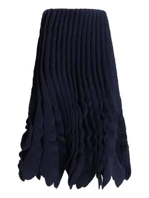 ALAÏA ALAÏA Tweed Knit Ruffle Skirt