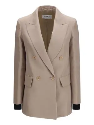 MAX MARA Max Mara Feltro Silk Blazer