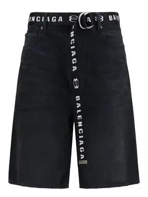 Balenciaga Belted Shorts - Black
