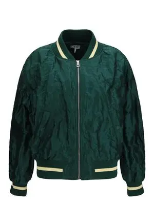 Loewe Technical Fabric Bomber Jacket - Green