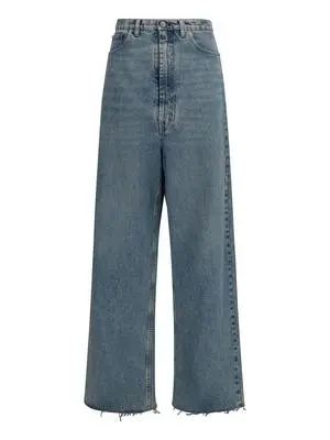 MARGIELA Wide-leg Jeans - Light Blue