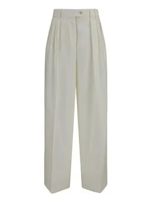 Calvin Klein Alexandra Tailored Trousers - White