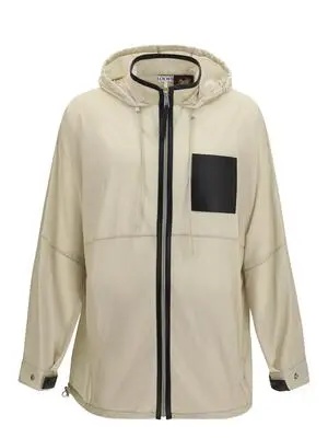 Loewe X Paula's Ibiza Hooded Technical Fabric Jacket - Beige