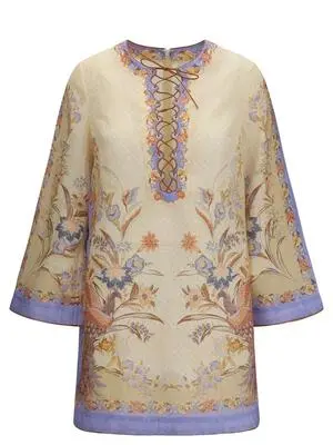 ZIMMERMANN ZIMMERMANN Indra Floral Tunic Dress