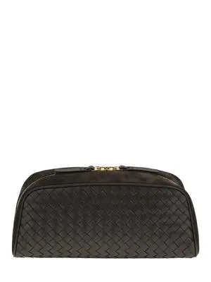 Bottega Veneta Large Nodo Pouch - Brown