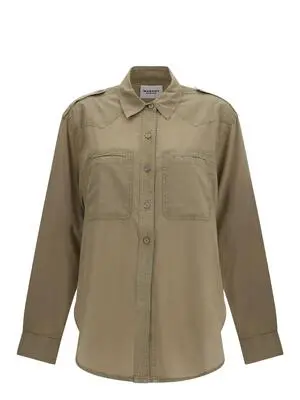MARANT ETOILE Marant Étoile Valiane Shirt - Khaki