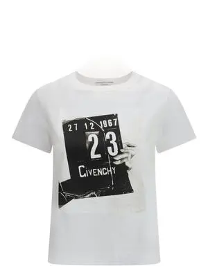 Givenchy Graphic Print Cotton T-shirt - White