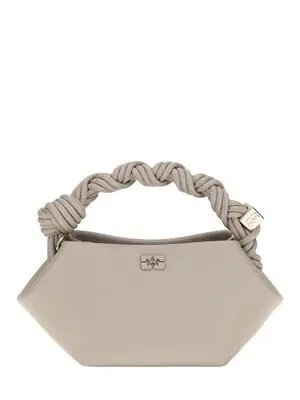 GANNI Ganni Bou Mini Handbag Grey