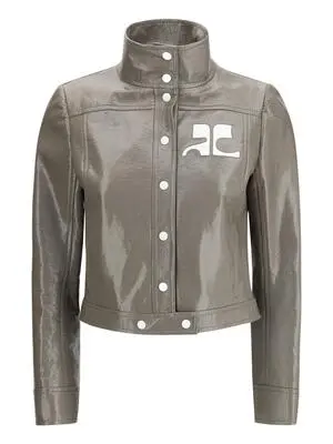 COURREGES Reedition Vinyl Jacket - Grey