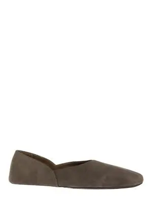 Khaite Jane Ballerinas In Calfskin - Brown