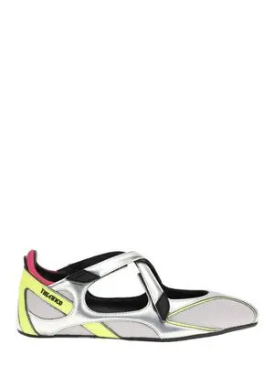 Attico Floor 01 Ballerinas - Silver
