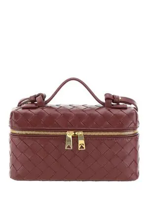 Bottega Veneta Bang Bang Vanity Case Shoulder Bag - Red