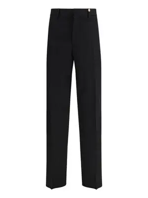 Versace Formal Wool Pants - Black