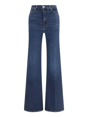 7FOR 7 For All Mankind Modern Dojo High-rise Flare Jeans - Blue