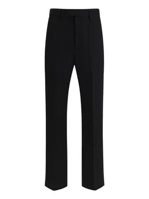 Valentino Garavani Virgin Wool Tailored Pants - Black