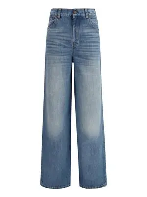 Chloé High-rise Wide-leg Jeans - Blue
