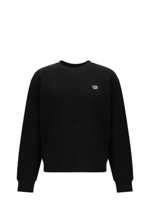 Kenzo Cotton Sweatshirt With Wild Tiger Embroidery - Black