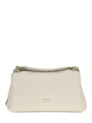 Prada Leather Shoulder Bag - White
