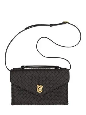 Bottega Veneta Bottega Veneta Knot Lock Shoulder Bag Brown