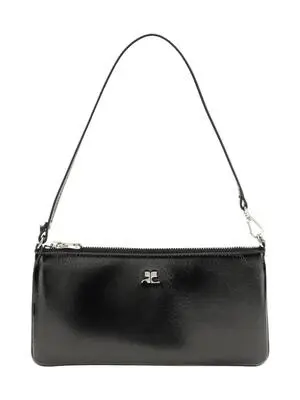 COURREGES Zipped Naplack Pouch - Black