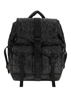 GANNI Ganni Quilted Backpack With Top Handle And Adjustable Straps