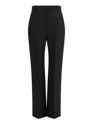 Alexander McQueen Tailored Cotton Pants - Black