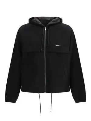 Prada Technical Hooded Blouson - Black