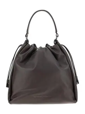 Brunello Cucinelli Brunello Cucinelli Leather Shoulder Bag Brown