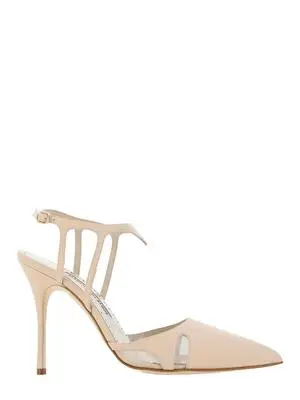 MANOLO BLAHNIK Manolo Blahnik Arcadia Fabio Leather Pumps