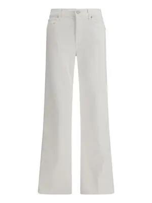 7FOR 7 For All Mankind Stovepipe Jeans - White