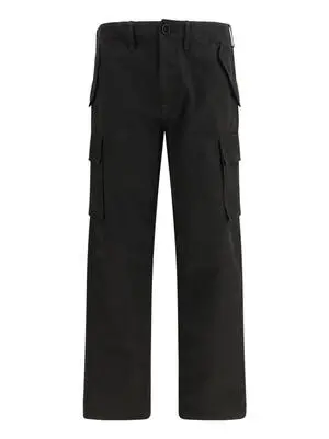 Burberry Cotton Twill Cargo Pants - Black
